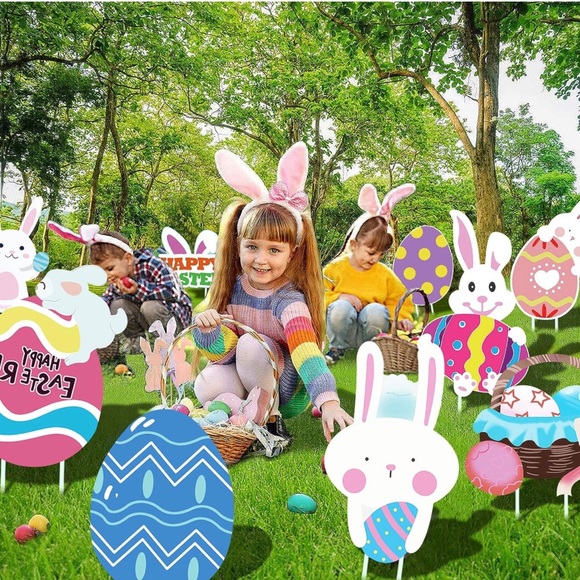 Easter | Holiday | New Easter Cardboard Cutout Yard Signs | Poshmark